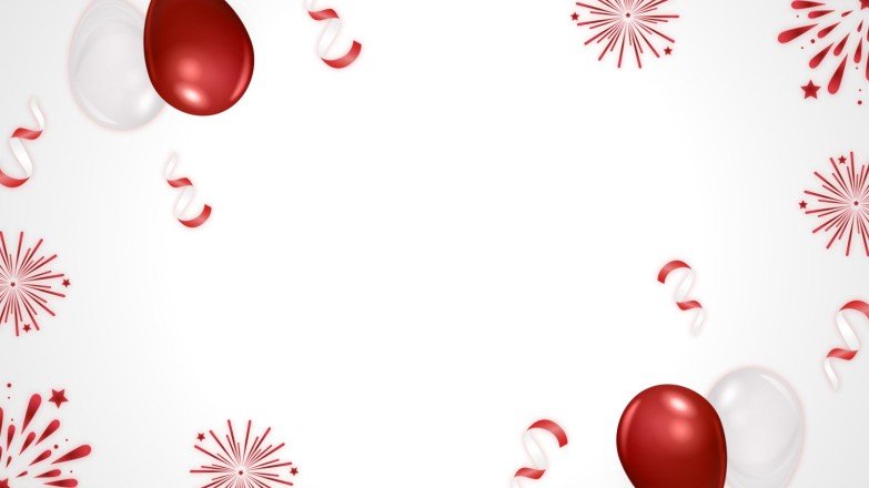 Indonesian Flag Backgrounds for Video Calls | Google Slides