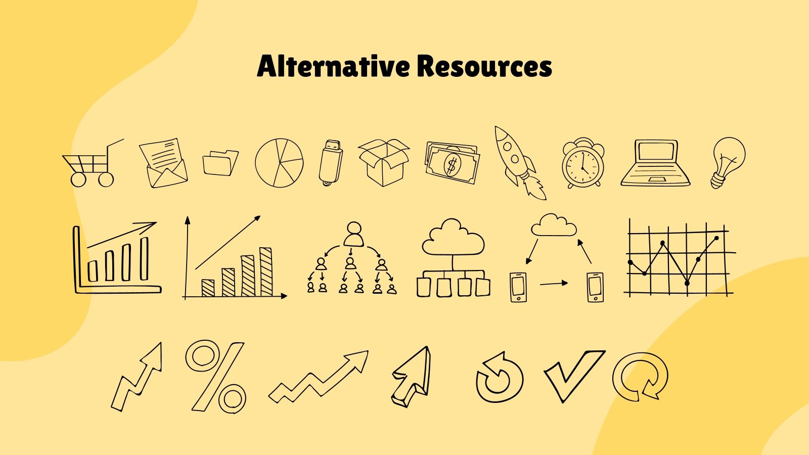 CV con doodles | Plantilla de Google Slides y PowerPoint