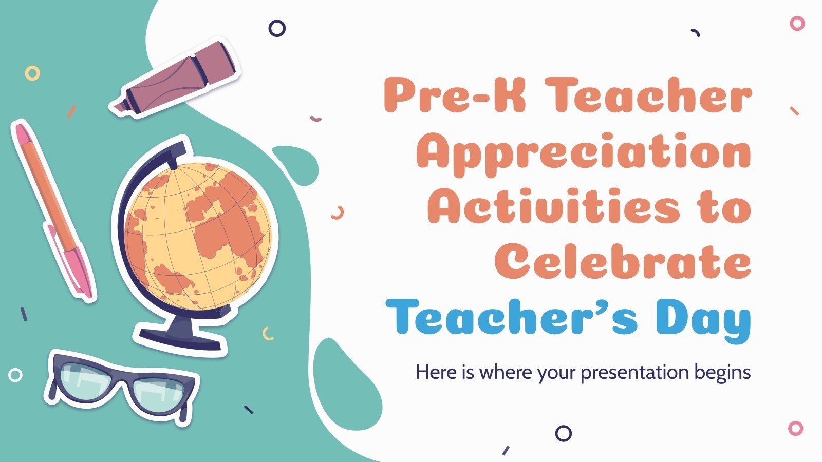 Pre-K Teacher Appreciation Activities for Teacher's Day
