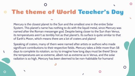 Pre-K Teacher Appreciation Activities for Teacher's Day