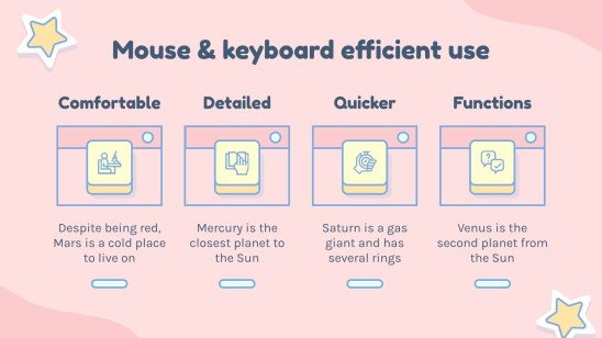 Mouse & Keyboard Efficient Use Workshop Infographics