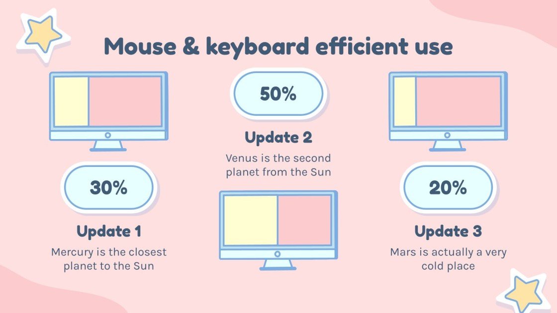Mouse & Keyboard Efficient Use Workshop Infographics