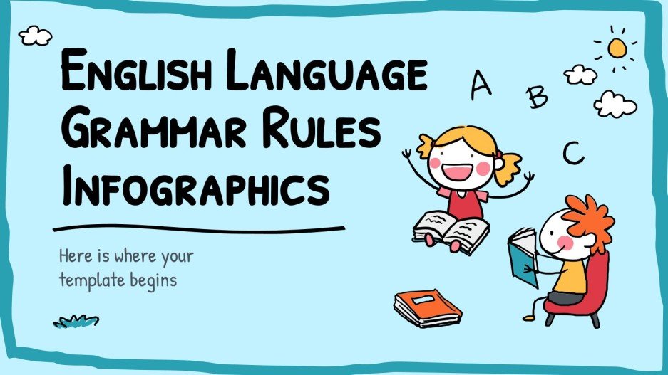English Language Grammar Rules Infographics | Google Slides