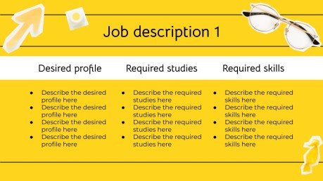 Copywriting Job Descriptions | Google Slides & PowerPoint
