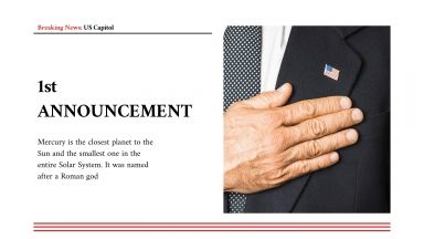 Breaking News: US Capitol Google Slides & PowerPoint template