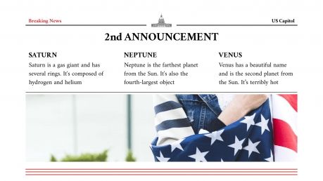 Breaking News: US Capitol Google Slides & PowerPoint template
