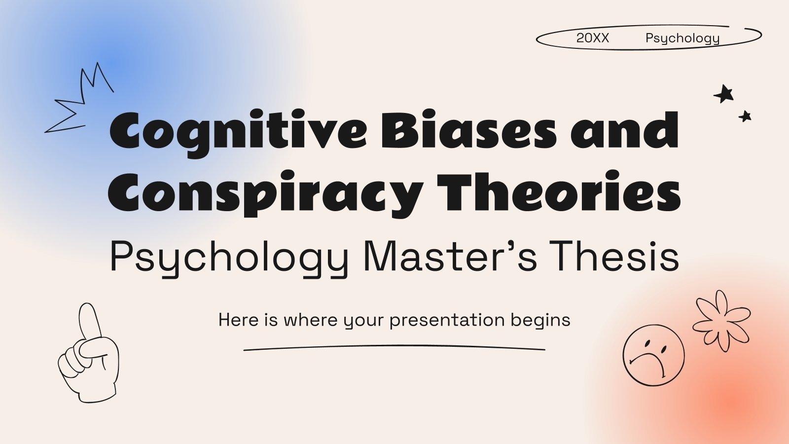 Plantillas gratis de Psicología para Google Slides y PowerPoint