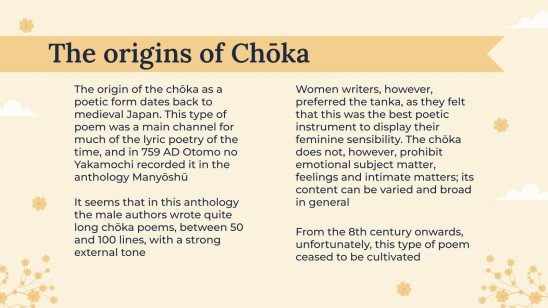 Japanese I Subject for Middle School: Haiku, Chöka and Tanka