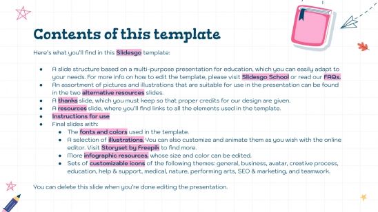 Digital Stickers for School Days Google Slides & PowerPoint