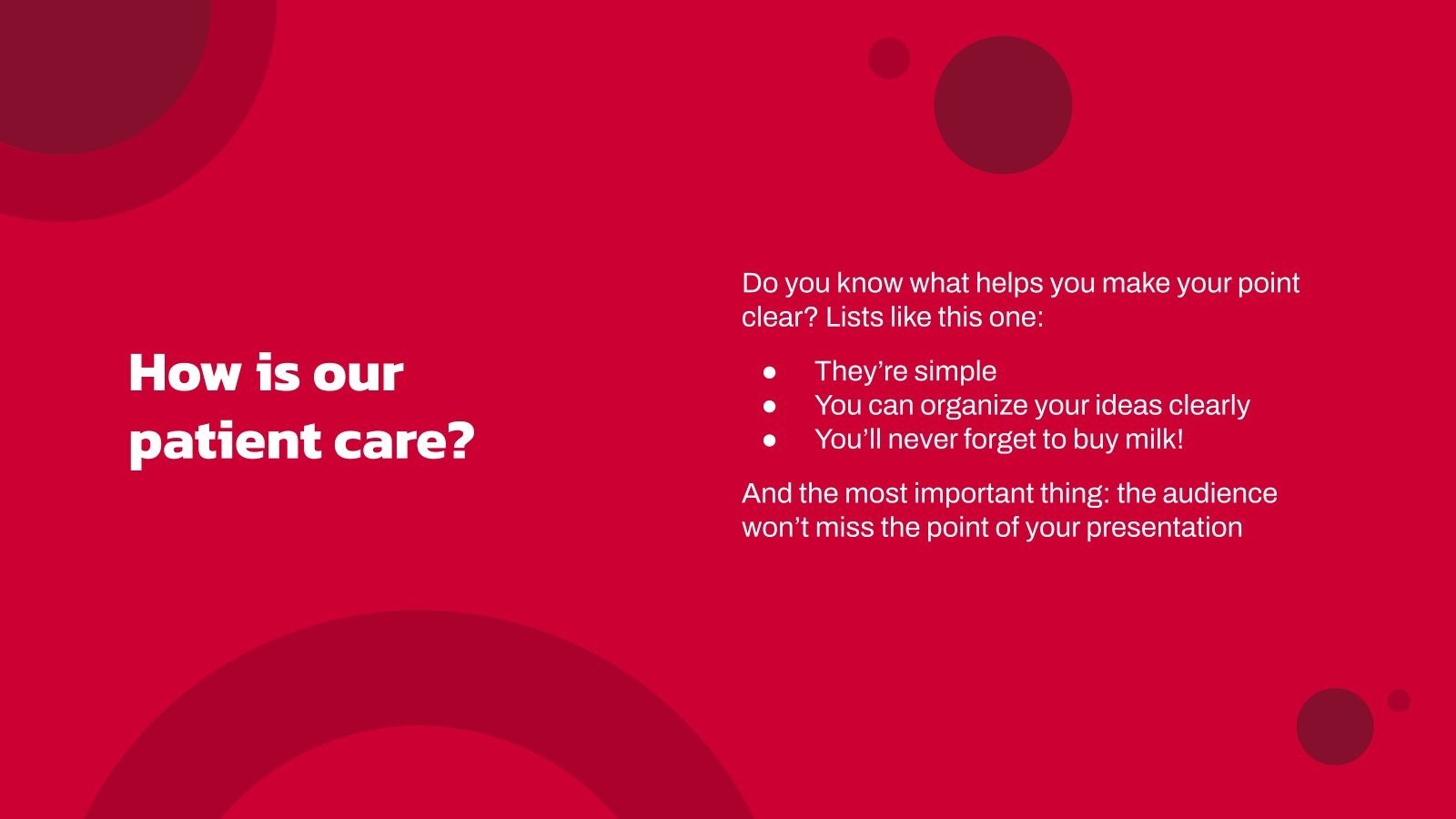 HIV Healthcare Center | Google Slides & PowerPoint