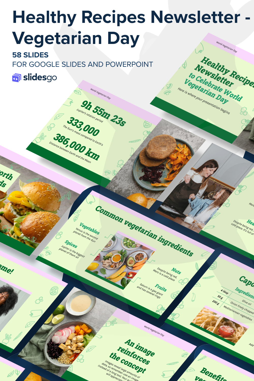 Healthy Recipes Newsletter to Celebrate World Vegetarian Day