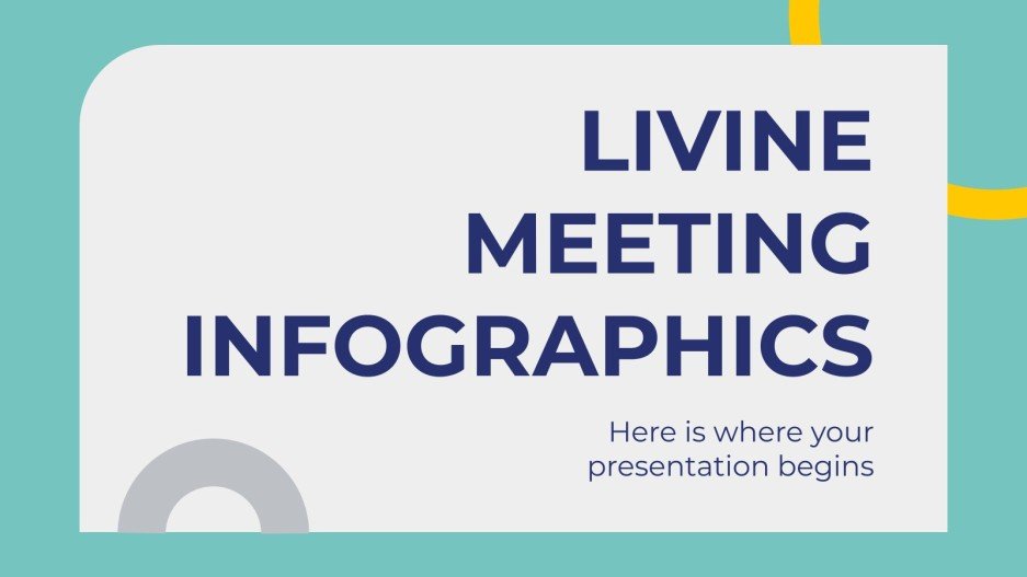 Infographies de réunion livine | Google Slides et PPT