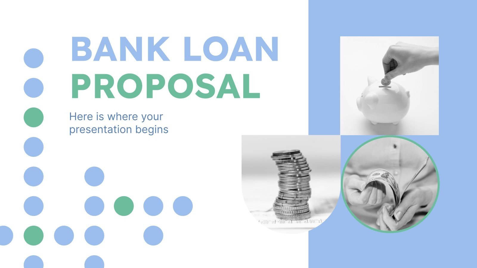 Free Bank Loan Google Slides and PowerPoint templates