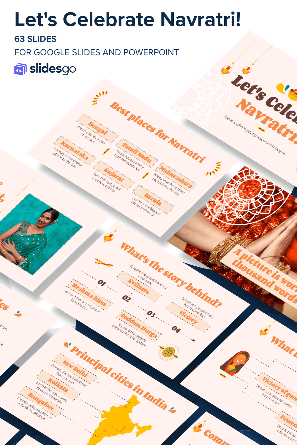 Let's Celebrate Navratri! | Google Slides & PowerPoint