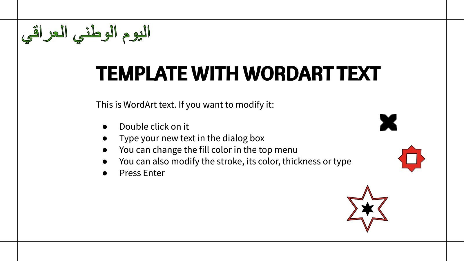 National Iraqi Day | Google Slides and PowerPoint