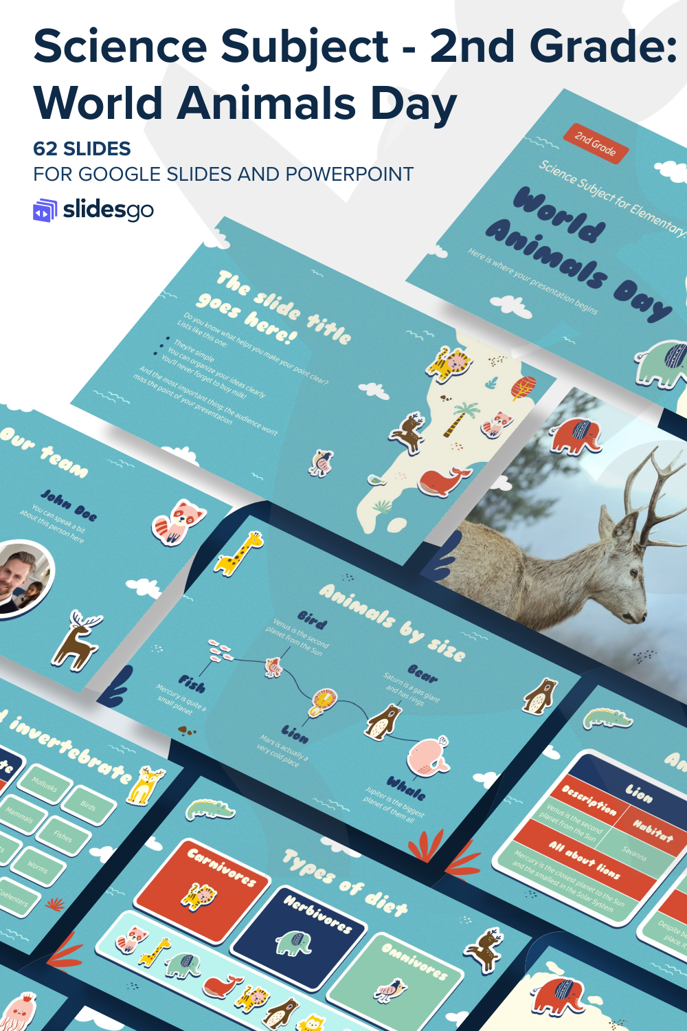 Science for Elementary: World Animals Day | Google Slides & PPT