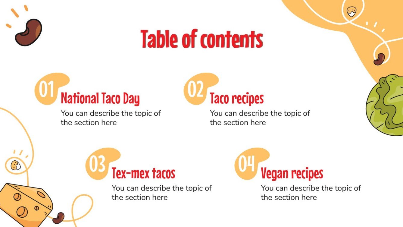 Taco Workshop to Celebrate Taco Day | Google Slides & PPT