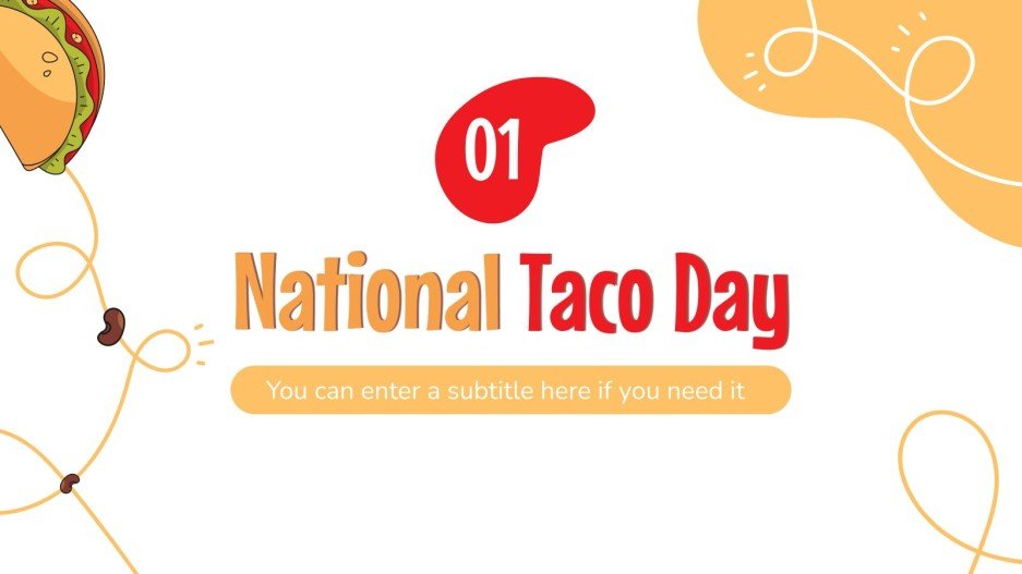Taco Workshop to Celebrate Taco Day | Google Slides & PPT
