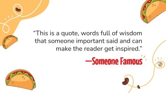 Taco Workshop to Celebrate Taco Day | Google Slides & PPT