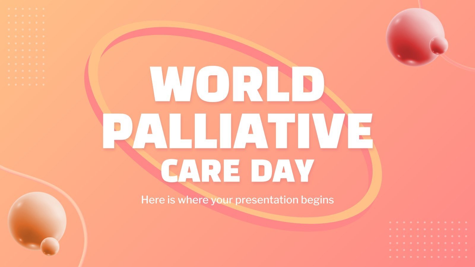World Palliative Care Day | Google Slides and PowerPoint