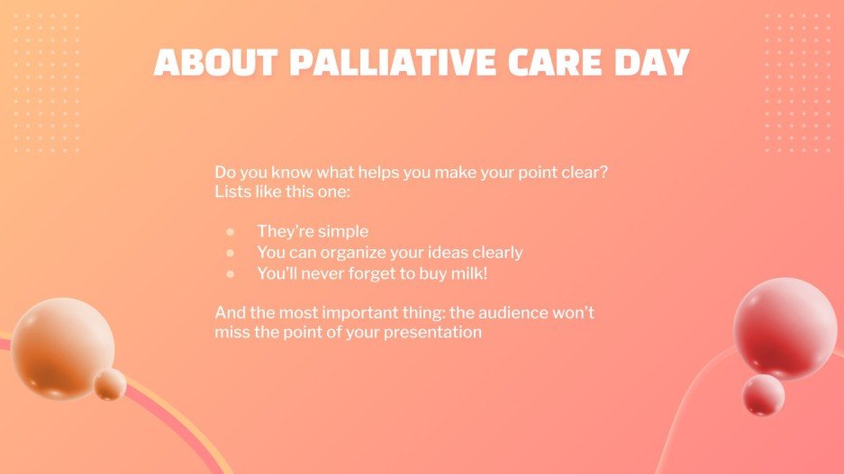 World Palliative Care Day | Google Slides and PowerPoint