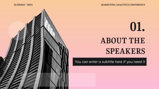 Marketing Analytics Conference | Google Slides and PowerPoint