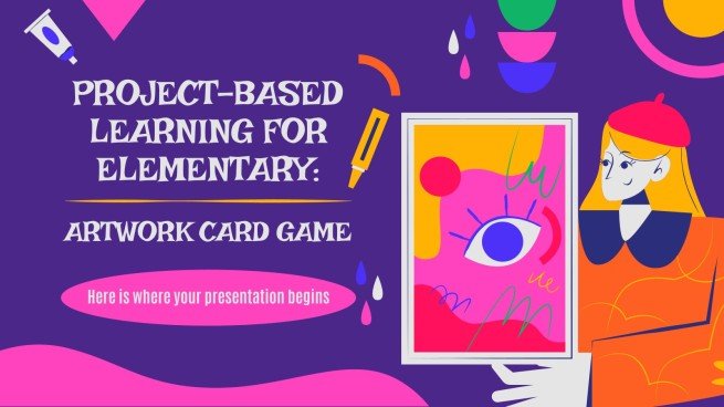 Project-Based Learning for Elementary: Artwork Card Game