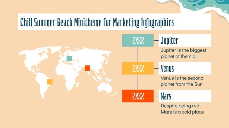 Chill Summer Beach Minitheme for Marketing Infographics