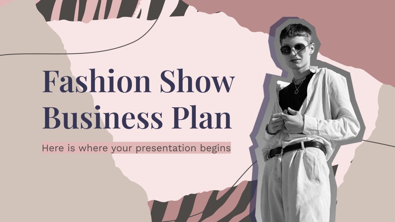 Free Fashion Show Google Slides and PowerPoint templates