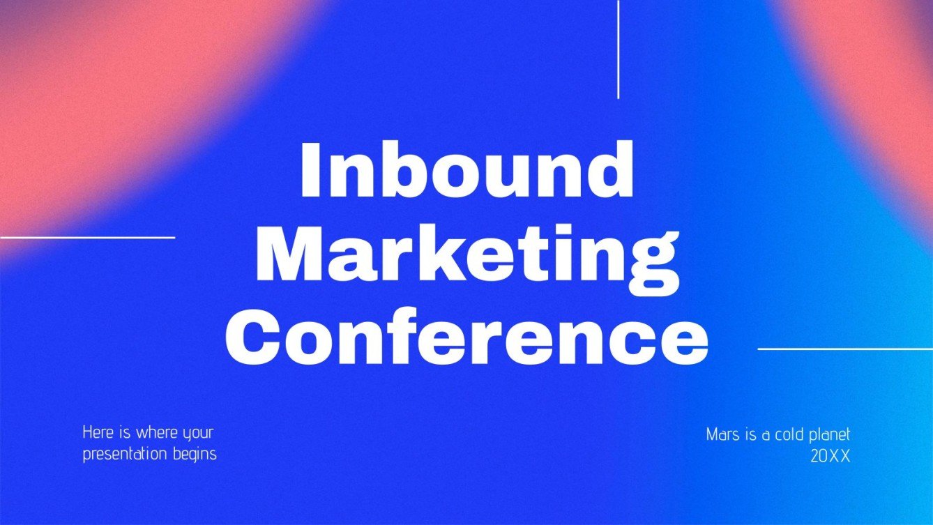Inbound Marketing Conference | Google Slides and PPT