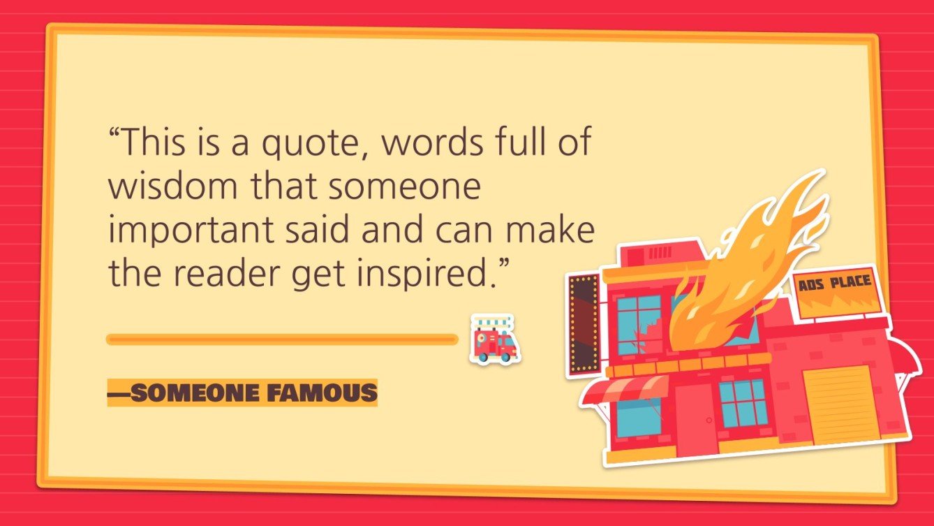 High School: Fire Prevention Day | Google Slides and PPT