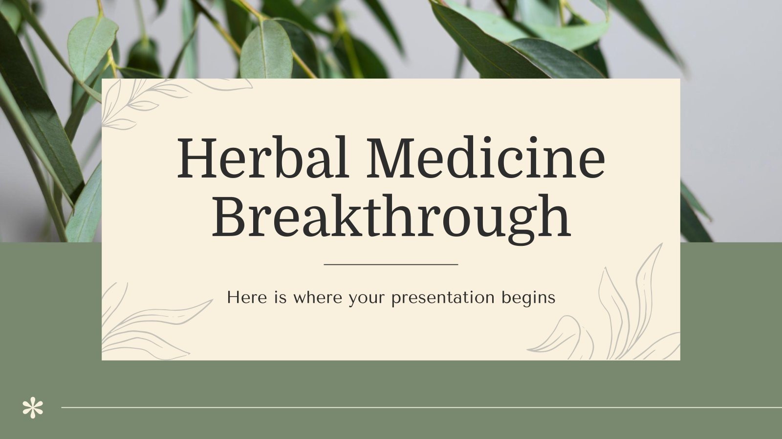 Herbal Medicine Breakthrough | Google Slides and PowerPoint