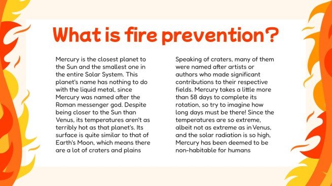 Pre-K: Fire Prevention Day | Google Slides and PowerPoint