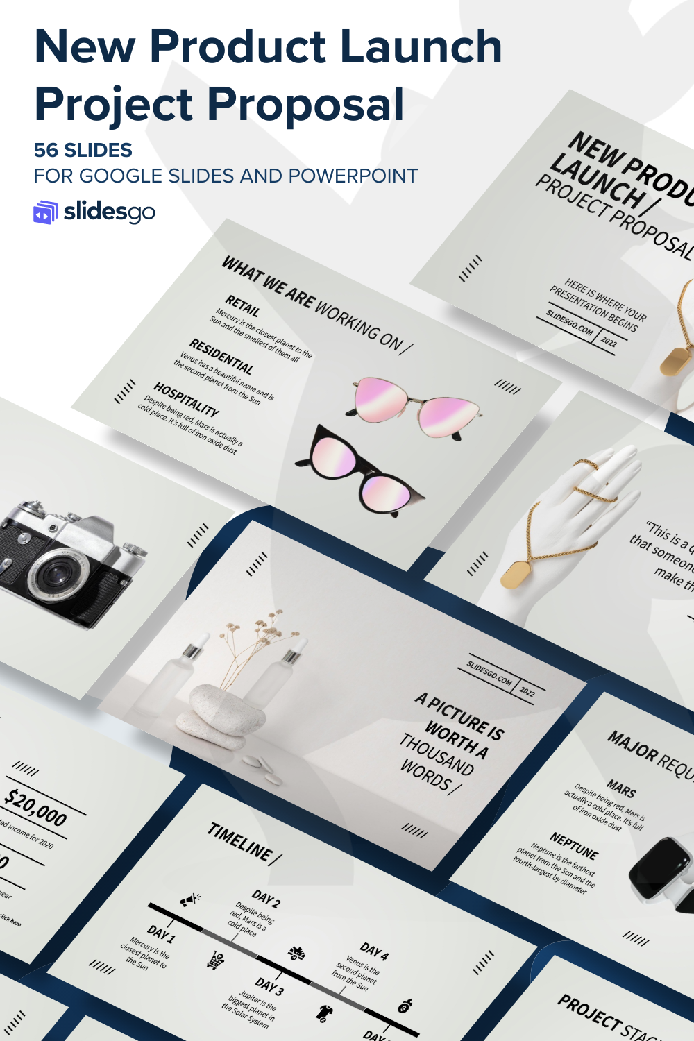 New Product Launch Project Proposal | Google Slides & PPT