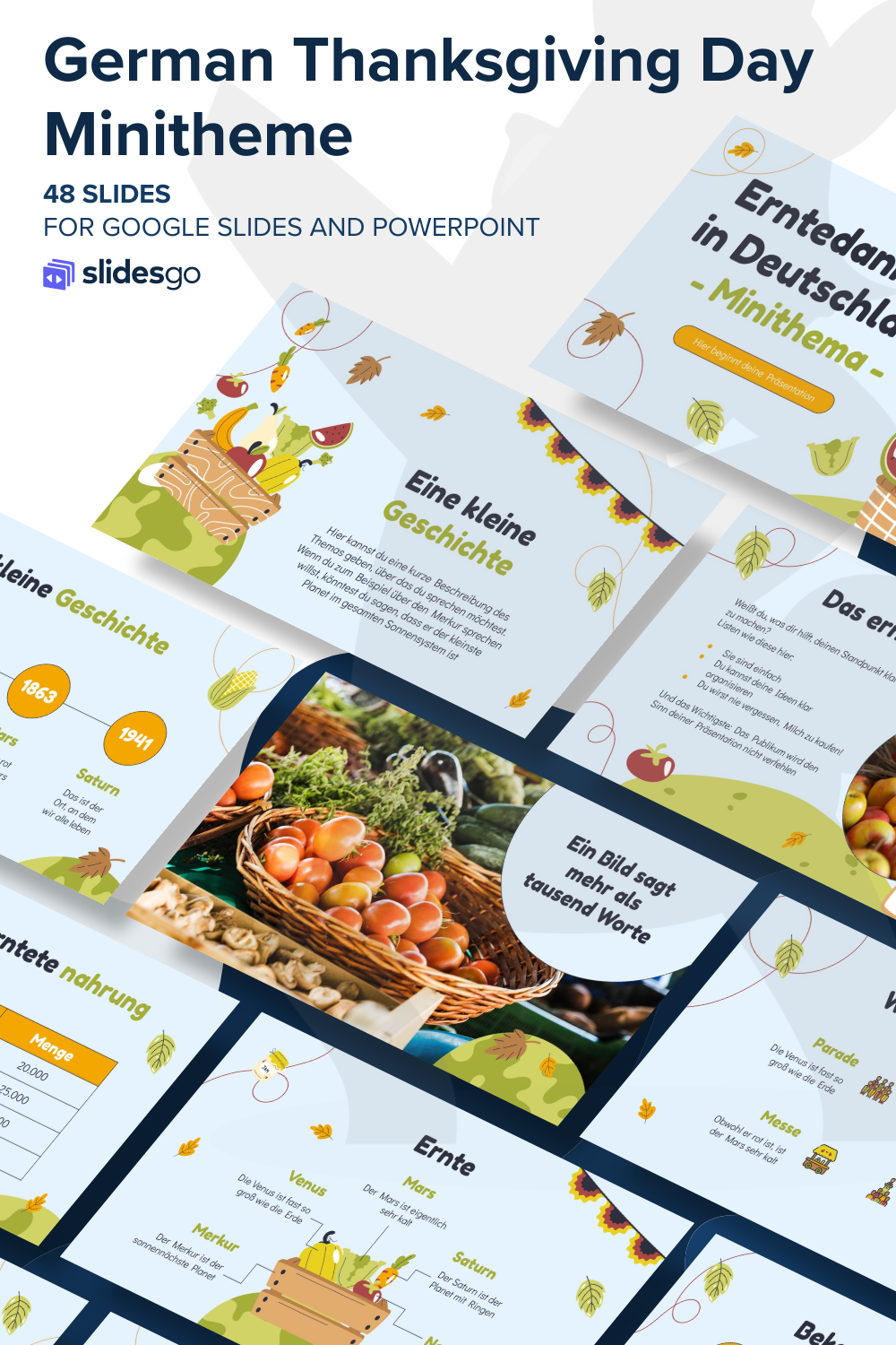 German Thanksgiving Day Minitheme