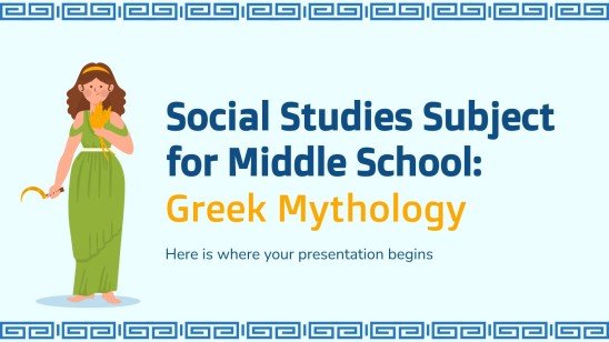 Free templates for Google Slides and PPT about mythology