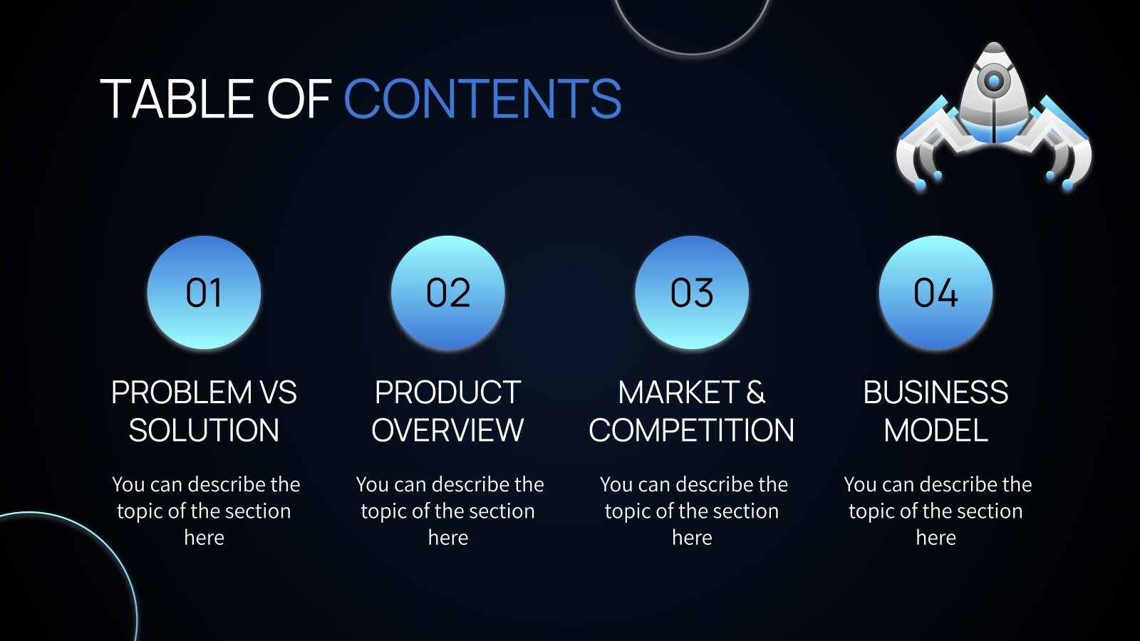 Pitch deck de robô humanoide | Google Slides e PowerPoint