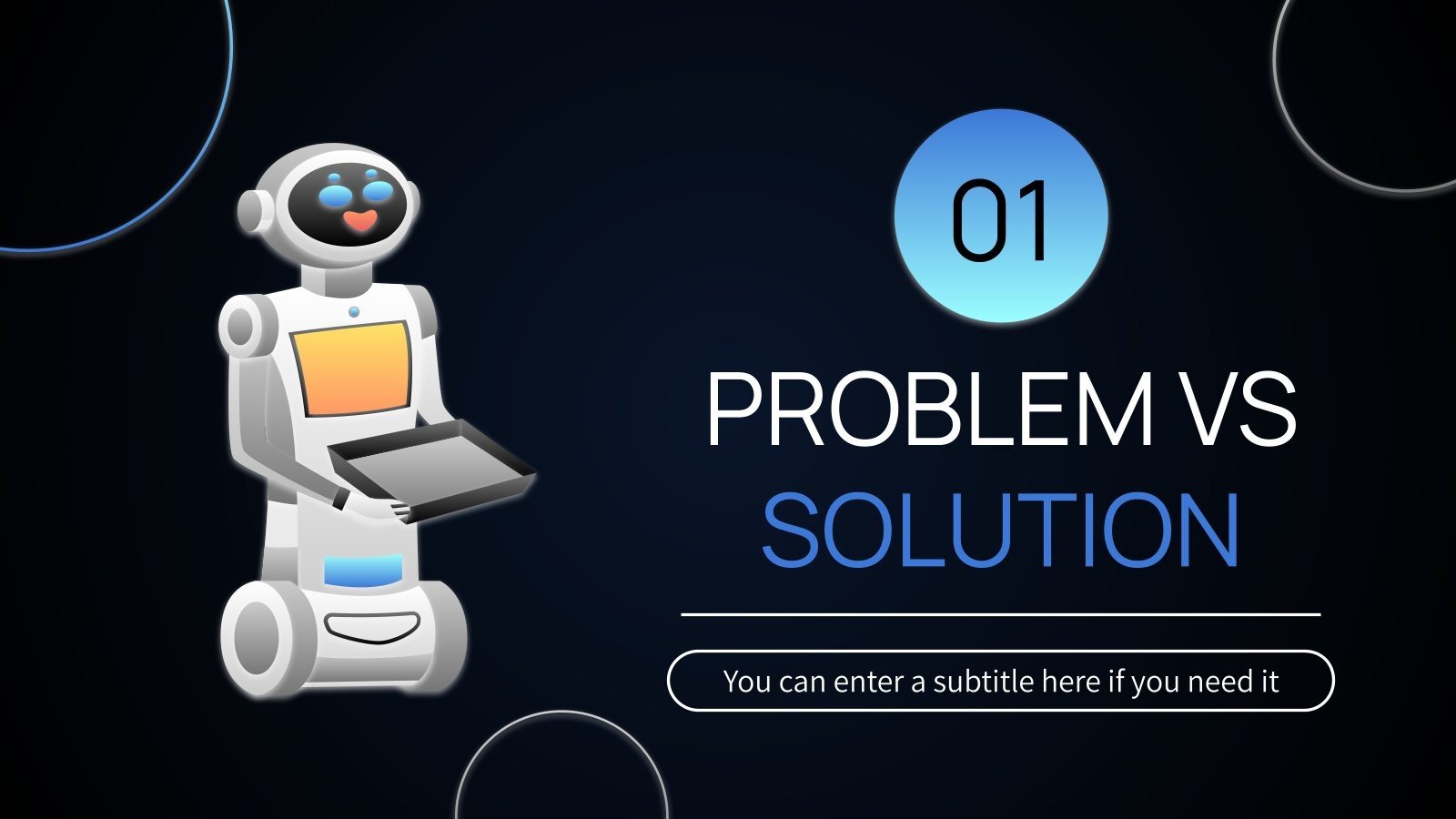 Pitch deck de robô humanoide | Google Slides e PowerPoint