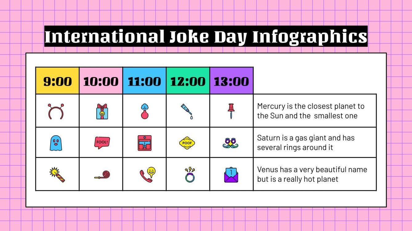 International Joke Day Infographics | Google Slides and PPT