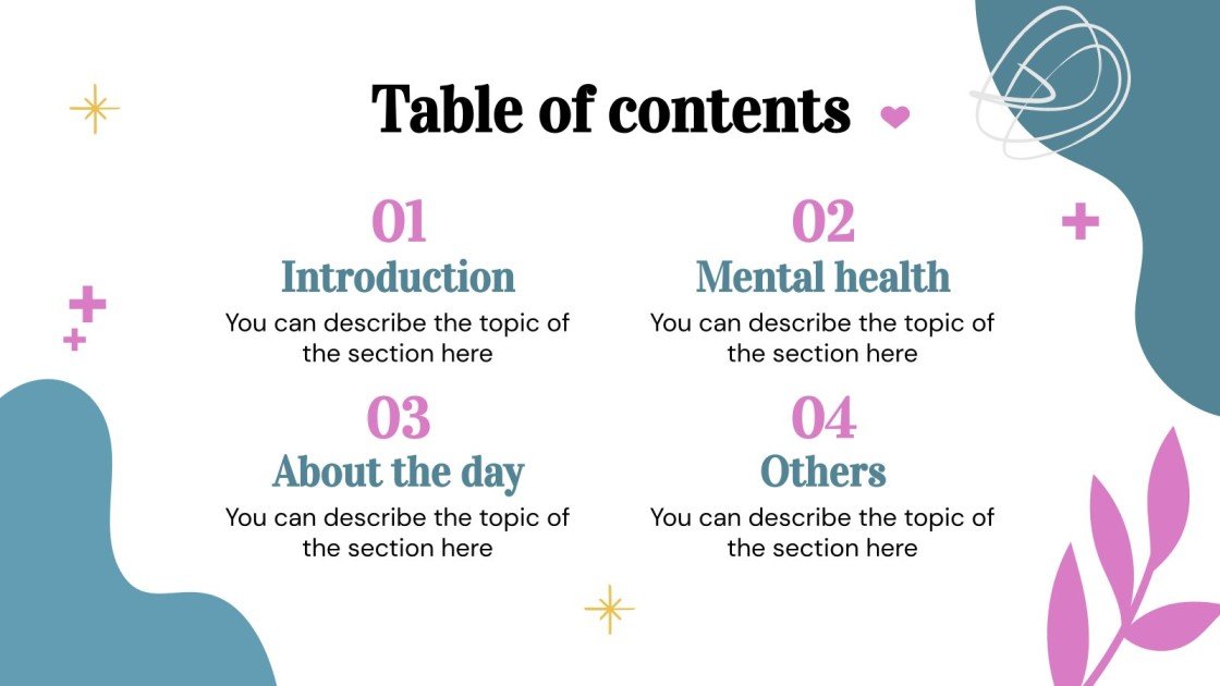 International Mental Health Day | Google Slides and PowerPoint