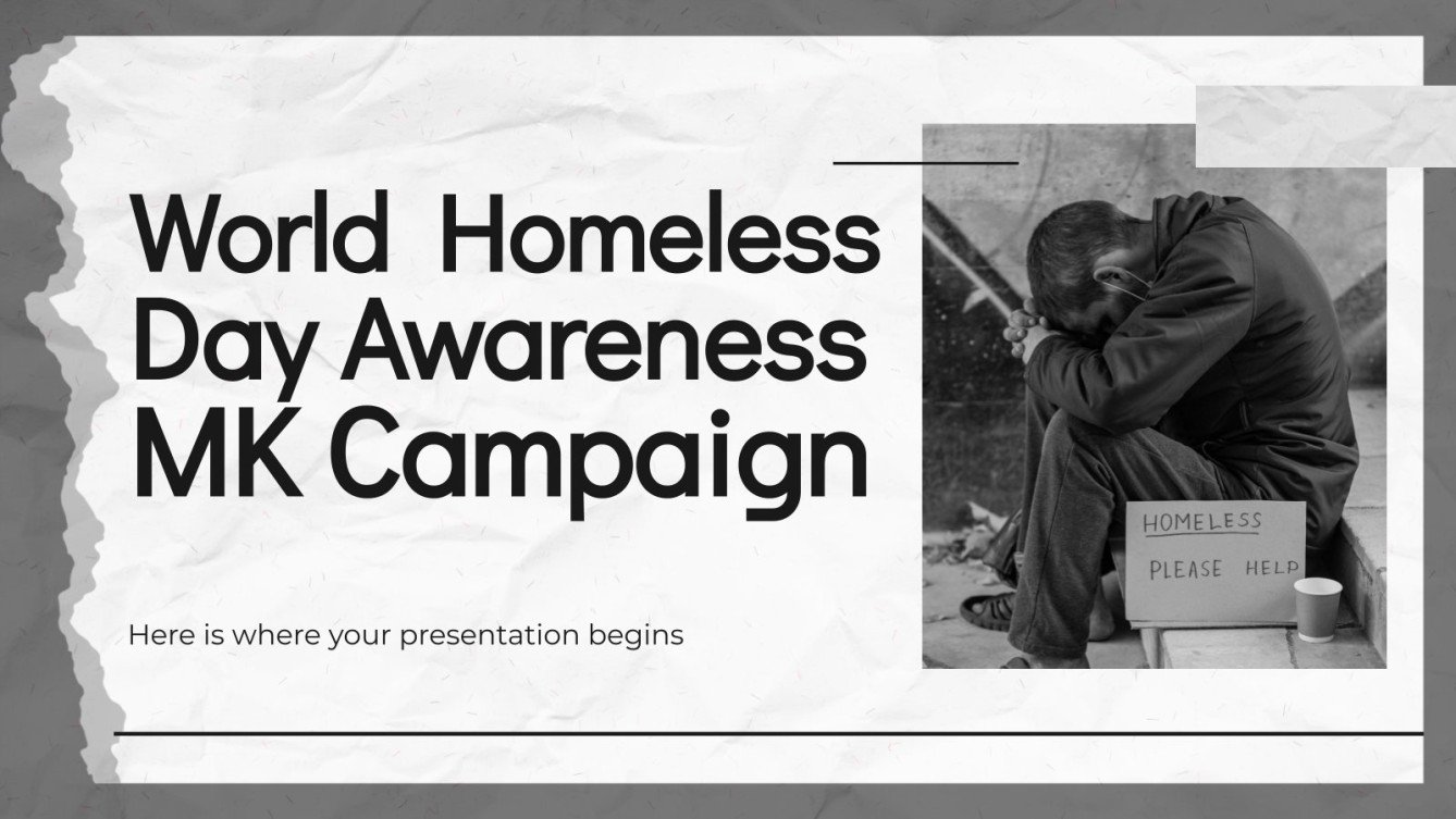World Homeless Day Awareness MK Campaign | Google Slides & PPT
