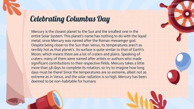 History for Middle School: Columbus Day | Google Slides & PPT