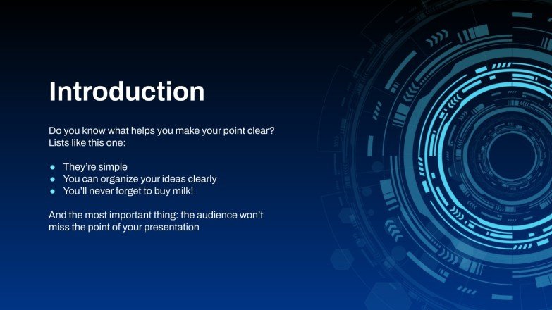 Global Technology Style for Business | Google Slides and PPT