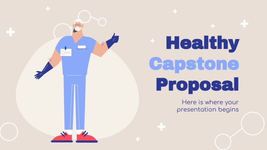 Healthy Capstone Proposal Google Slides theme & PPT template
