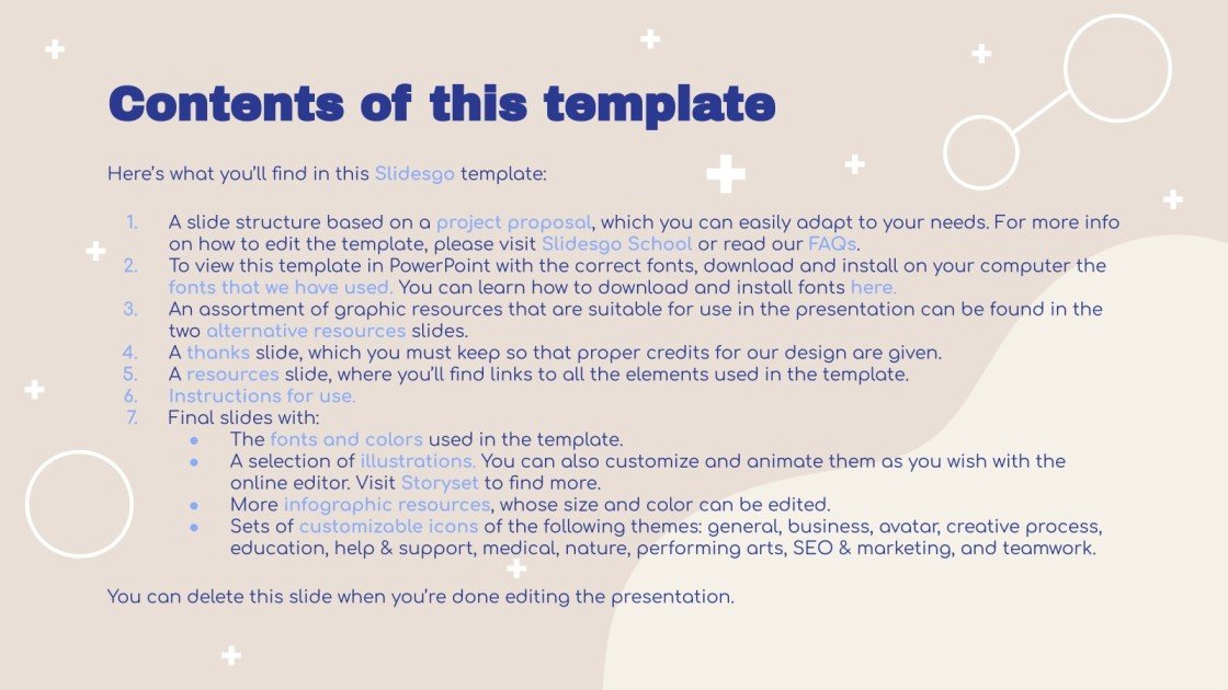 Healthy Capstone Proposal Google Slides theme & PPT template