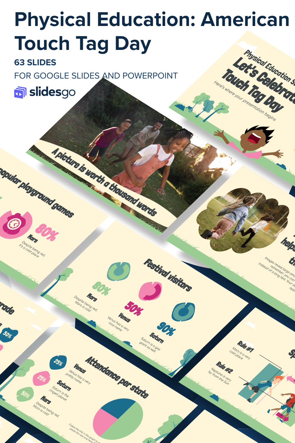 Let's Celebrate American Touch Tag Day | Google Slides & PPT