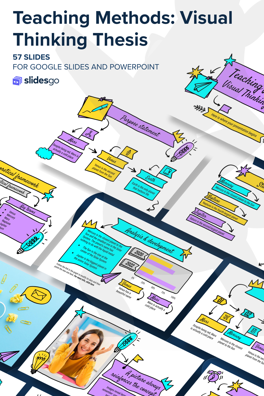Teaching Methods: Visual Thinking Thesis | Google Slides & PPT