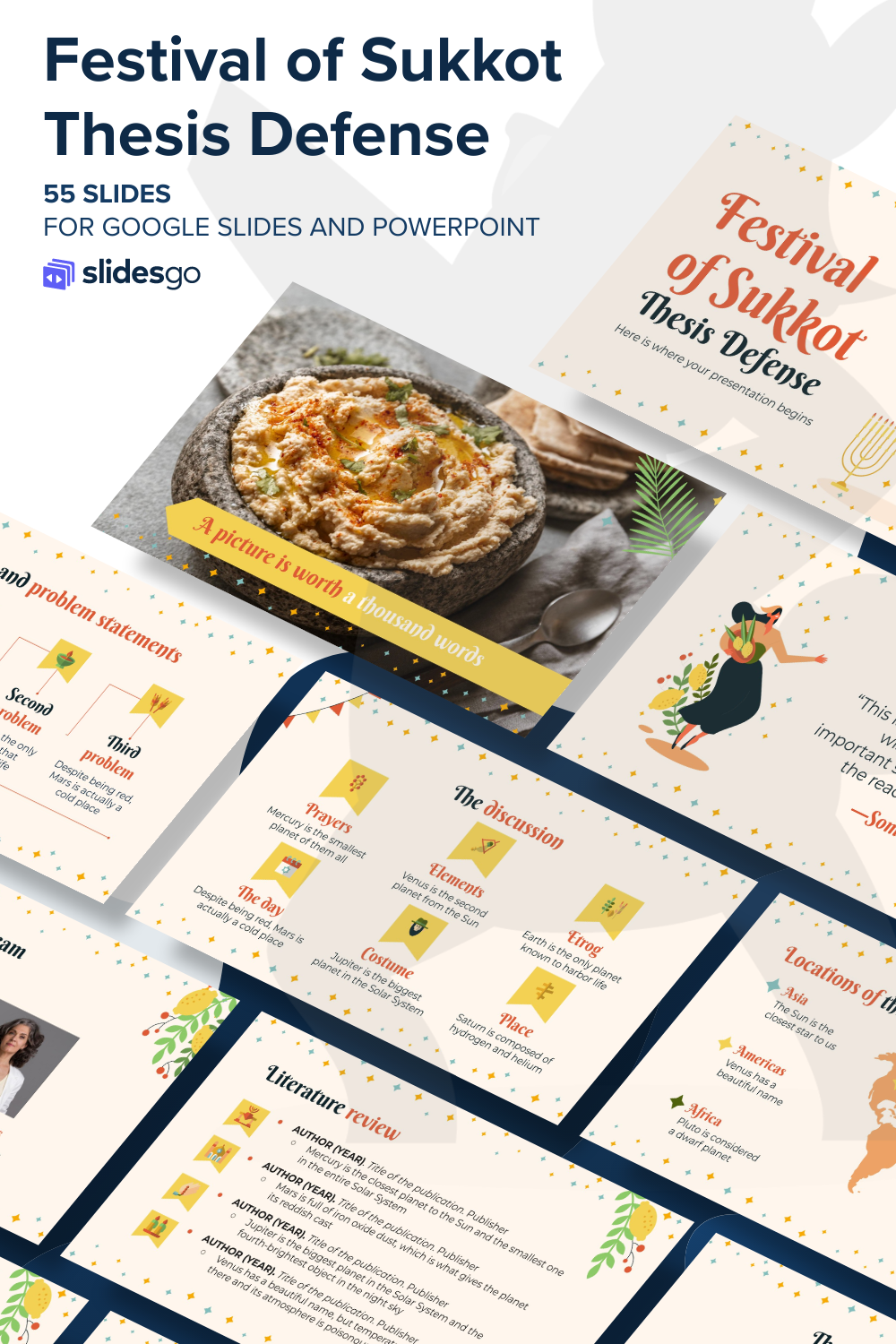 Festival of Sukkot Thesis Defense | Google Slides & PowerPoint