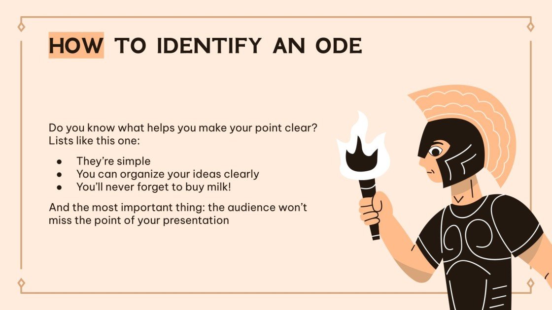 Escribe tu propia oda para el Día de la Poesía | Google Slides