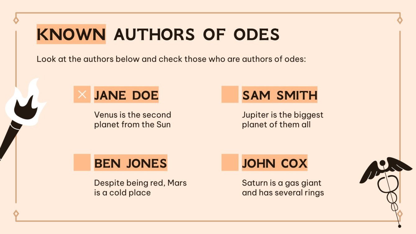 Escribe tu propia oda para el Día de la Poesía | Google Slides